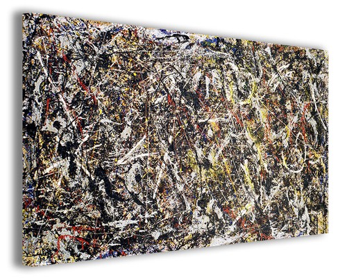 Quadri famosi Jackson Pollock III stampe su tela riproduzioni famose ...