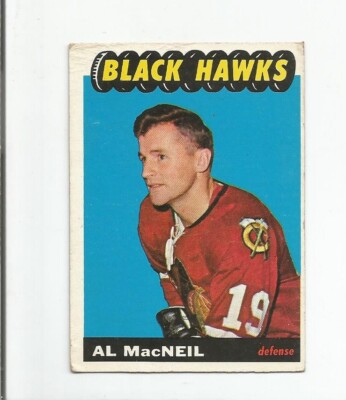 1965-66 AL MacNEIL TOPPS HOCKEY CARD #57 | eBay