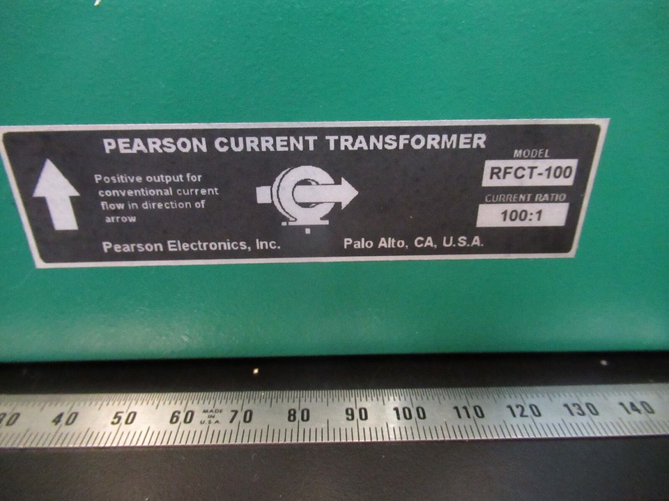 PEARSON ELECTRONICS CURRENT WIDE BAND PULSE MONITOR EMI RFCT-100 AS ...