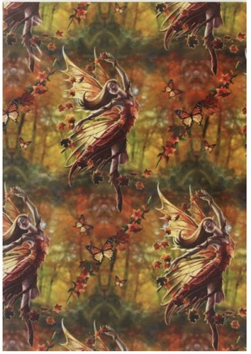 Anne Stokes~Autumn Fairy~Pagan~Wicca~Gift Wrap Wrapping Paper~Single ...