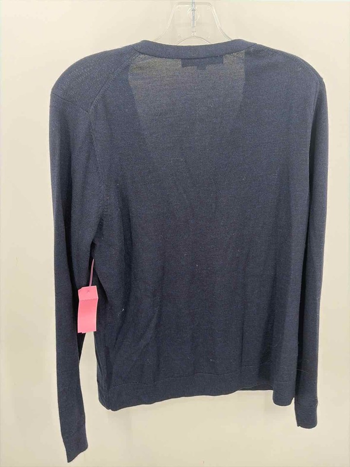 Pre-Owned Brooks Brothers Navy Size Large Cardigan Sweater | eBay UK
