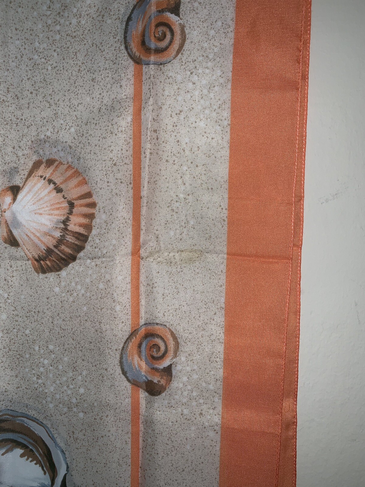 1980 VINTAGE AVON SEASHELL BEACH SQUARE SCARF- X14 - Gem