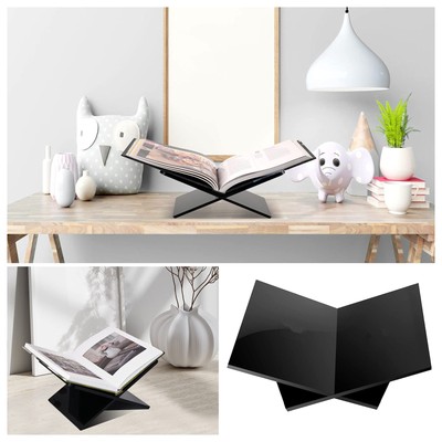 Book Display Stand Smooth Surface Reading Open Large Book Display Stand ...