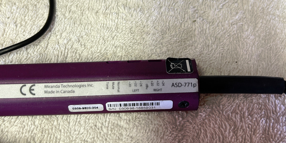 Miranda SDM-771P AES to Analog converter w/LKS-WSU power supply | eBay
