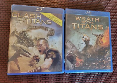 Clash Of The Titans And Wrath Of The Titans -Lot of 2 movies- Blu-ray ...