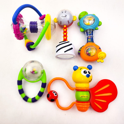 Baby Activity Toys Rattle Rattles Mixed lot Sensory Toys Infantino ...