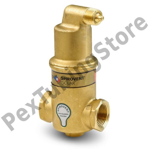 1" Sweat, High-Temp Spirovent Jr Air Eliminator for Solar | eBay