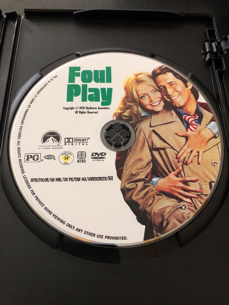 Foul Play DVD Chevy Chase Goldie Hawn 97360111644| eBay