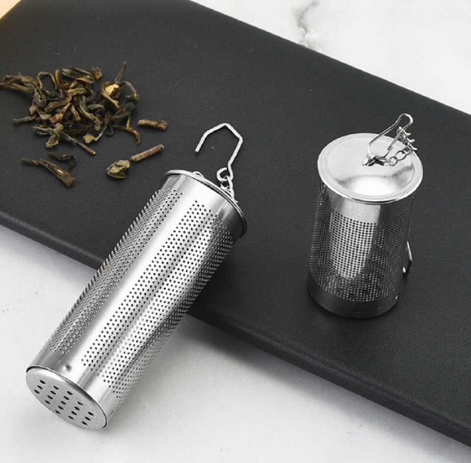2-Pack Stainless Steel Tea Infuser Ball Fine Mesh Strainer w/ Chain ...