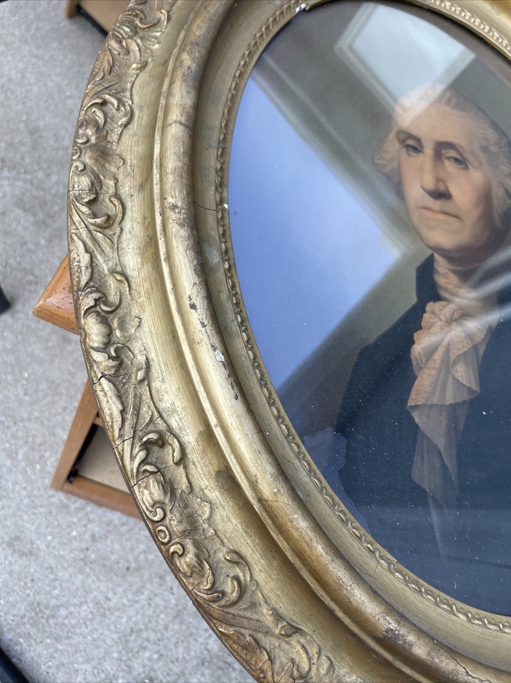 E.C. Middleton 1864 Warranted Oil Color George Washington | eBay
