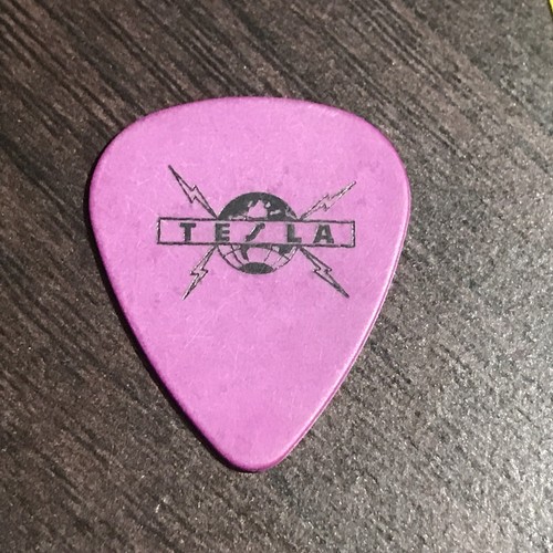 Tesla Dave Rude Tour Guitar Pick | eBay