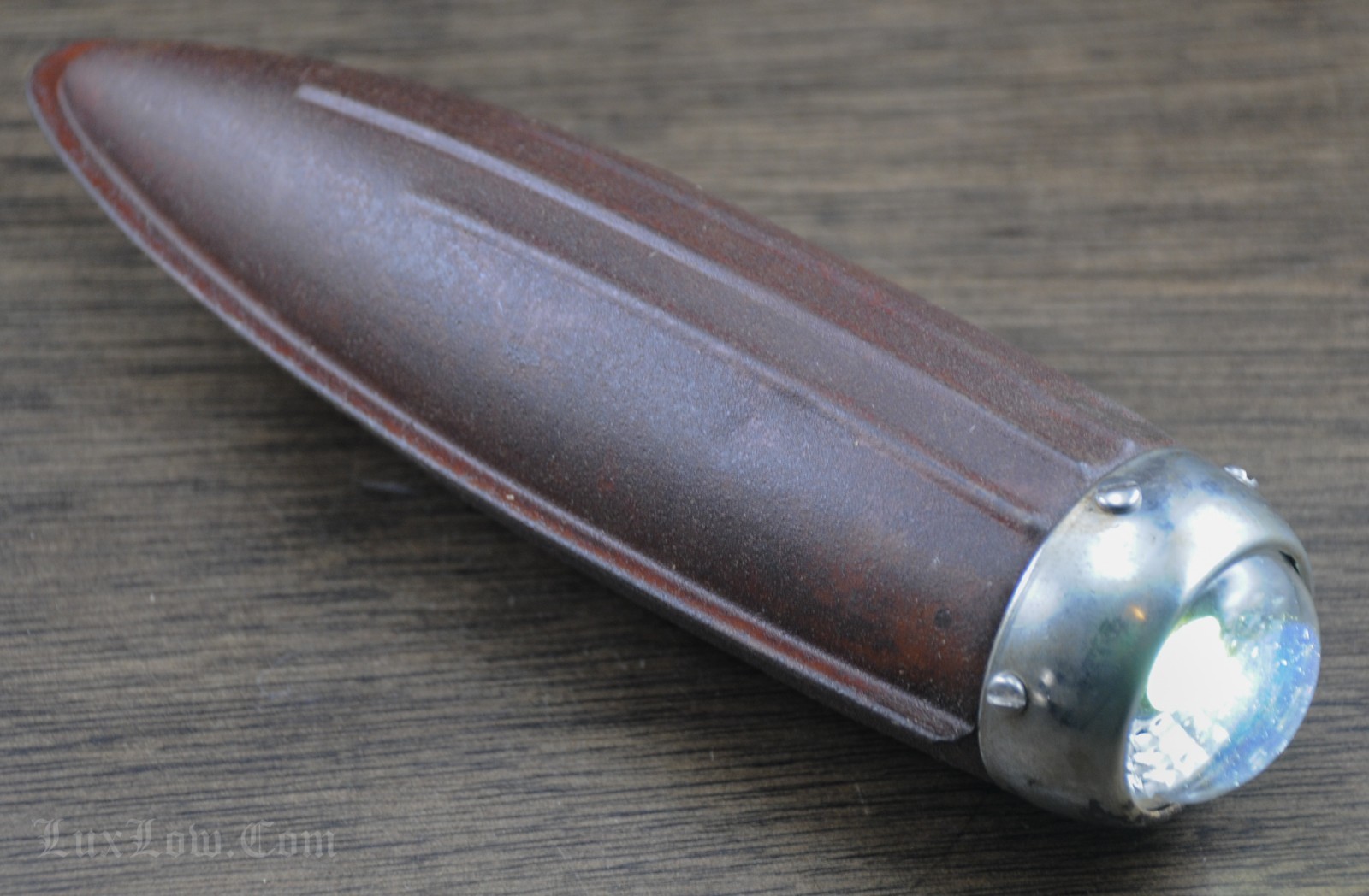 Vintage Delta 3Rib Torpedo Fender LIGHT LED Prewar Schwinn Tank Bike ...