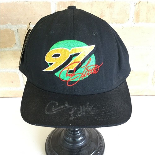 Signed John Deere Racing #97 Chad Little Snapback Baseball Cap with ...