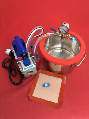 Stainless Steel Pressure Pot for Resin Casting Degassing with Vacuum ...