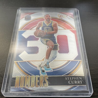 Stephen Curry - 2021 Select NBA - Numbers Insert #5 - Warriors | eBay