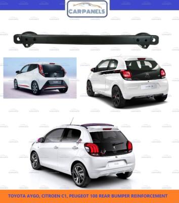 TOYOTA AYGO REAR BUMPER REINFORCEMENT BAR 2014 - 2019 CRASH BAR ...