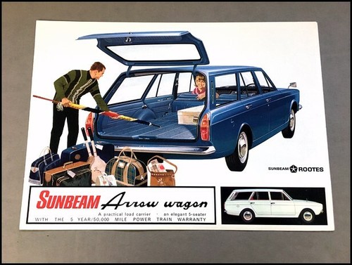 1967 1968 Sunbeam Arrow Wagon Vintage Original Car Sales Brochure ...
