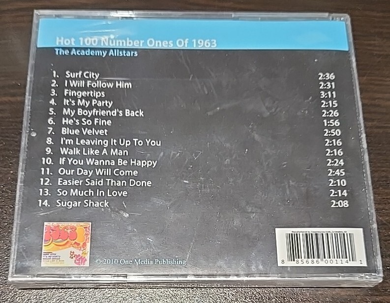 The Academy All-Stars - Hot 100 Number Ones Of 1963 CD New Sealed | eBay