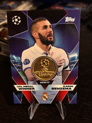 Topps Match Attax 2025/26 Karim Benzema UCL Medal Winner Relic Card ...