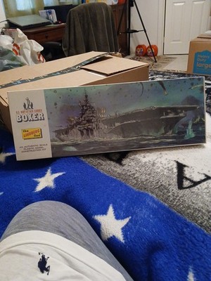 Lindberg U.S NAVY ATTACK CARRIER BOXER SEALED " PLEASE READ " | eBay