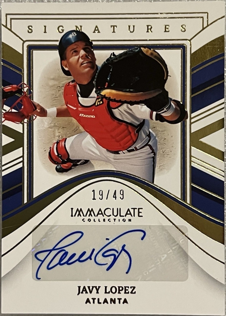 2023 Panini Immaculate Collection - Immaculate Signatures Javy Lopez # ...