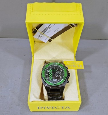 Invicta Model 33199 Speedway Green/Black Men's Quartz Watch NEEDS ...