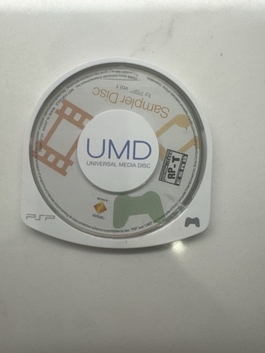 Sampler Disc For PSP Vol 1 UMD Disc Only | eBay
