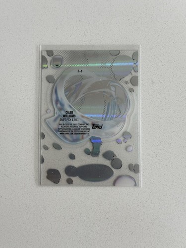 2024 Topps Signature Class Caleb Williams Fluidity RC SP Rookie Bears ...