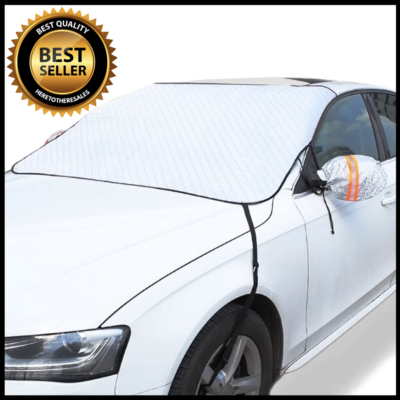 Windshield Snow Cover Protector Car SUV Ice Frost Guard W/ Side Mirror ...