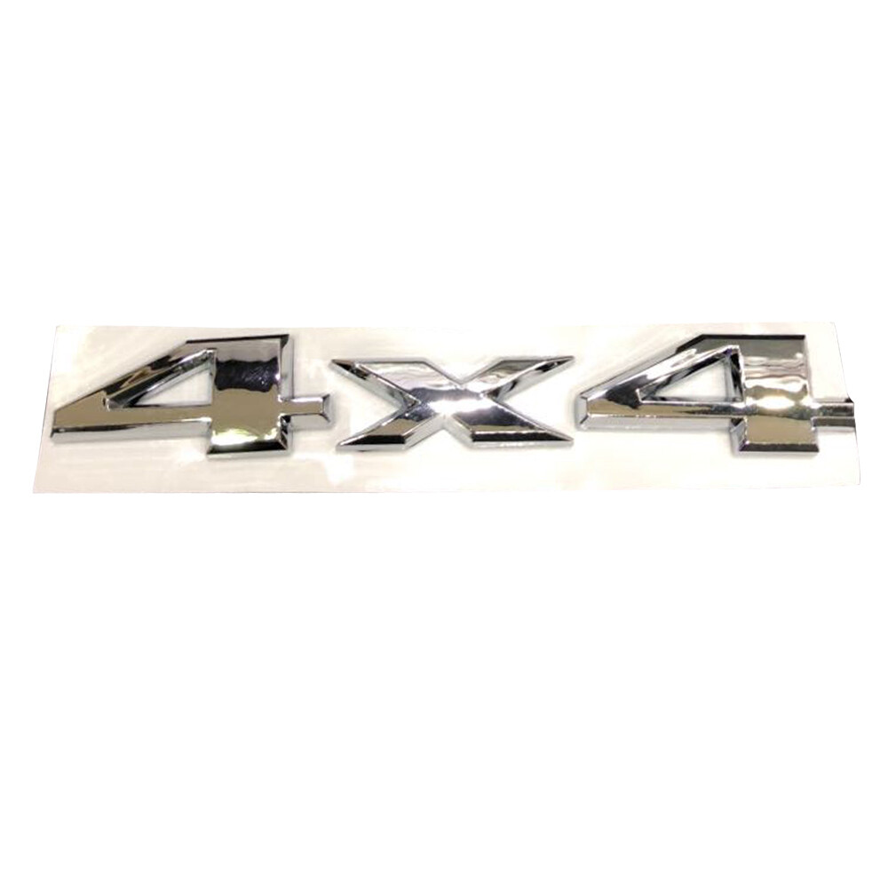 Silver Chrome 4X4 Auto Car Logo Decal Emblem Sticker Car Styling ...