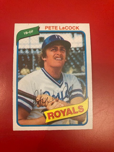 1980 O-Pee-Chee OPC #202 Pete LaCock Kansas City Royals NRMT | eBay