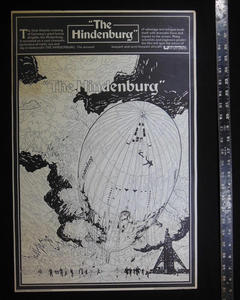 The Hindenburg 1975 Poster