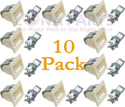 10 Pack GE Hotpoint Dryer Door Catch Strike Latch WE01X10023 WE1X1158 ...