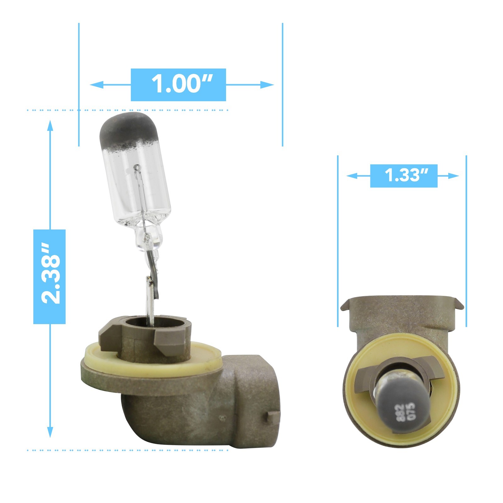 881 889 862 886 894 896 898 Halogen Bulbs for DRL, Fog Light Lamp ...