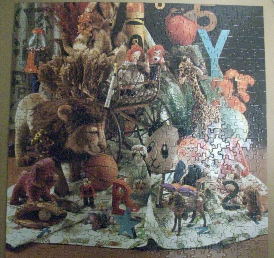 Eaton Jigsaw Puzzle Playthings Dolls Stuffed Animals Toys Baby Quilt ...