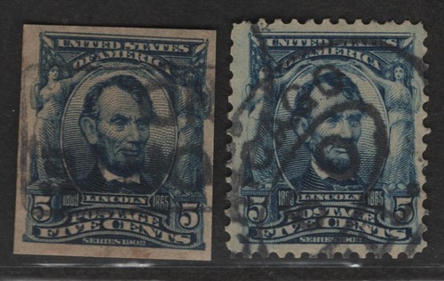 $US Sc#315 used VF-XF perf and imperf stamps | eBay