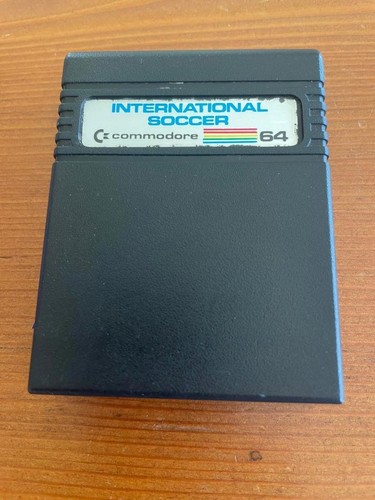 COMMODORE 64 CARTRIDGE GAME INTERNATIONAL SOCCER COMES IN VERYGOOD ...
