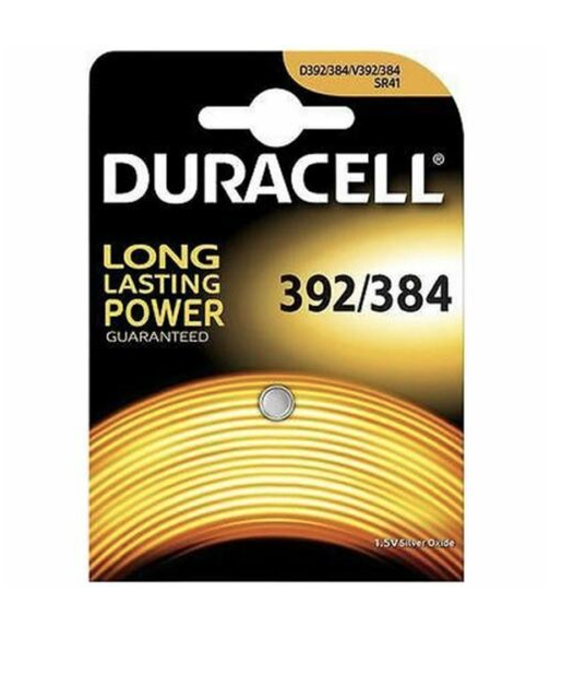 Duracell 392 384 Watch Batteries Silver Oxide 1.5v Coin Battery D392 ...