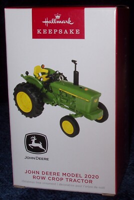 NEW 2022 Hallmark JOHN DEERE Model 2020 ROW CROP Tractor Metal Keepsake ...