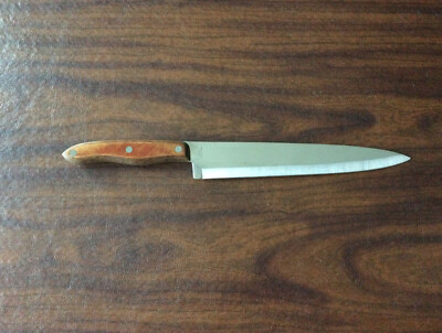 INTERPUR Chef's Knife Full Tang Stainless Steel Blade Vintage Kitchen ...