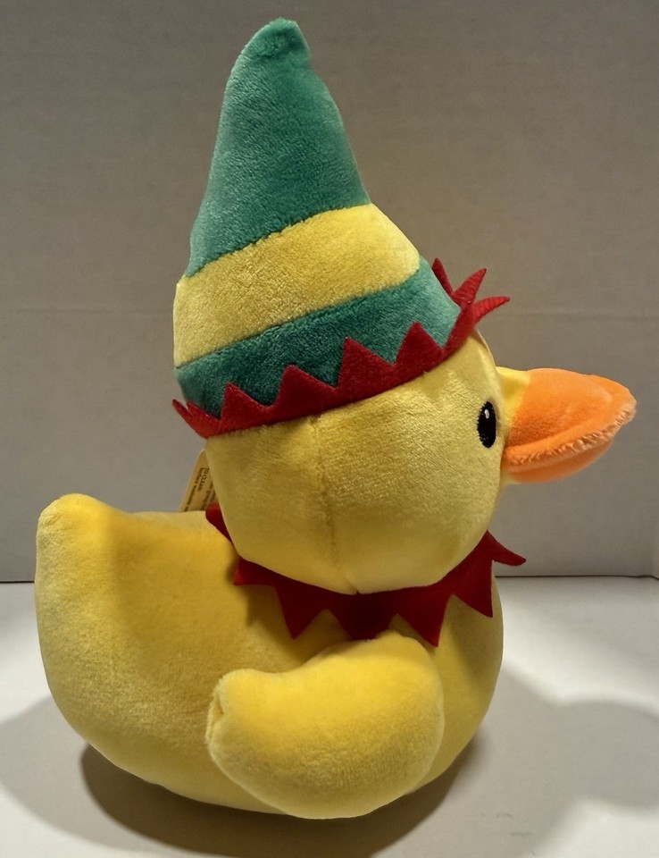 2025 Quackerz Christmas Plush Duck ~ Elf Ducky ~ 7” ~ NEW | eBay
