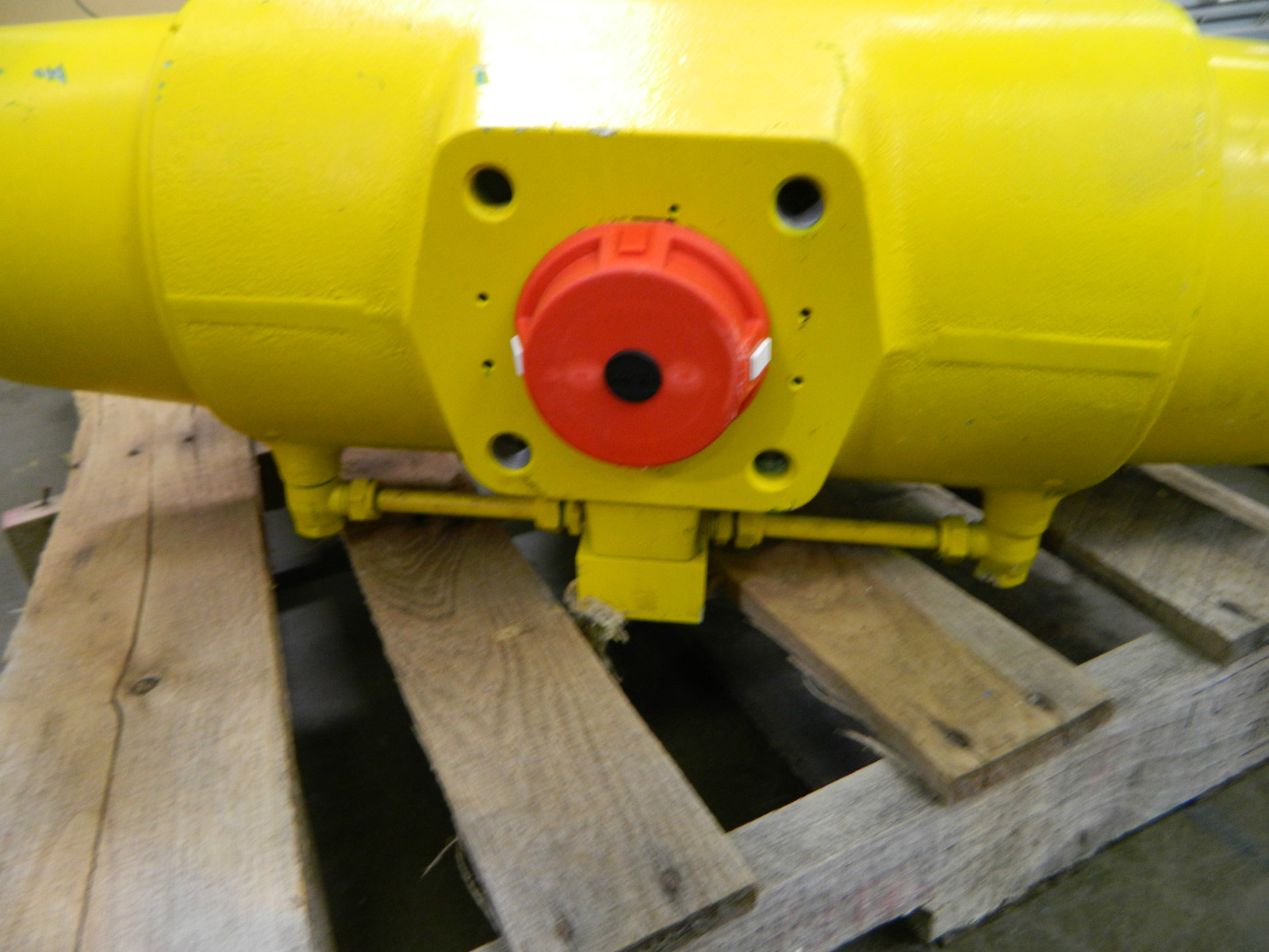 HYTORK 2585 AIR PNEUMATIC CONTROL VALVE ACTUATOR W/ ADAMS MAK 8" SIZE 8 ...