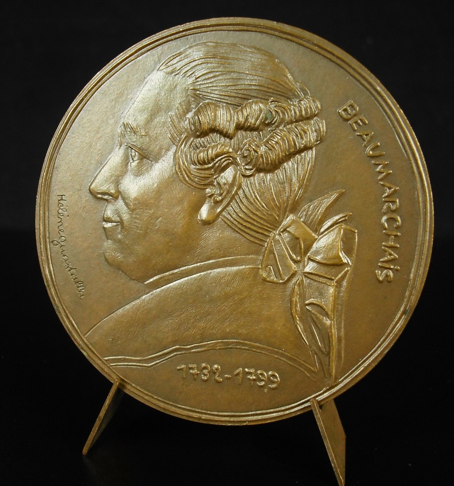 Médaille Pierre-Augustin Caron Beaumarchais voilà ma vie philosophe des ...