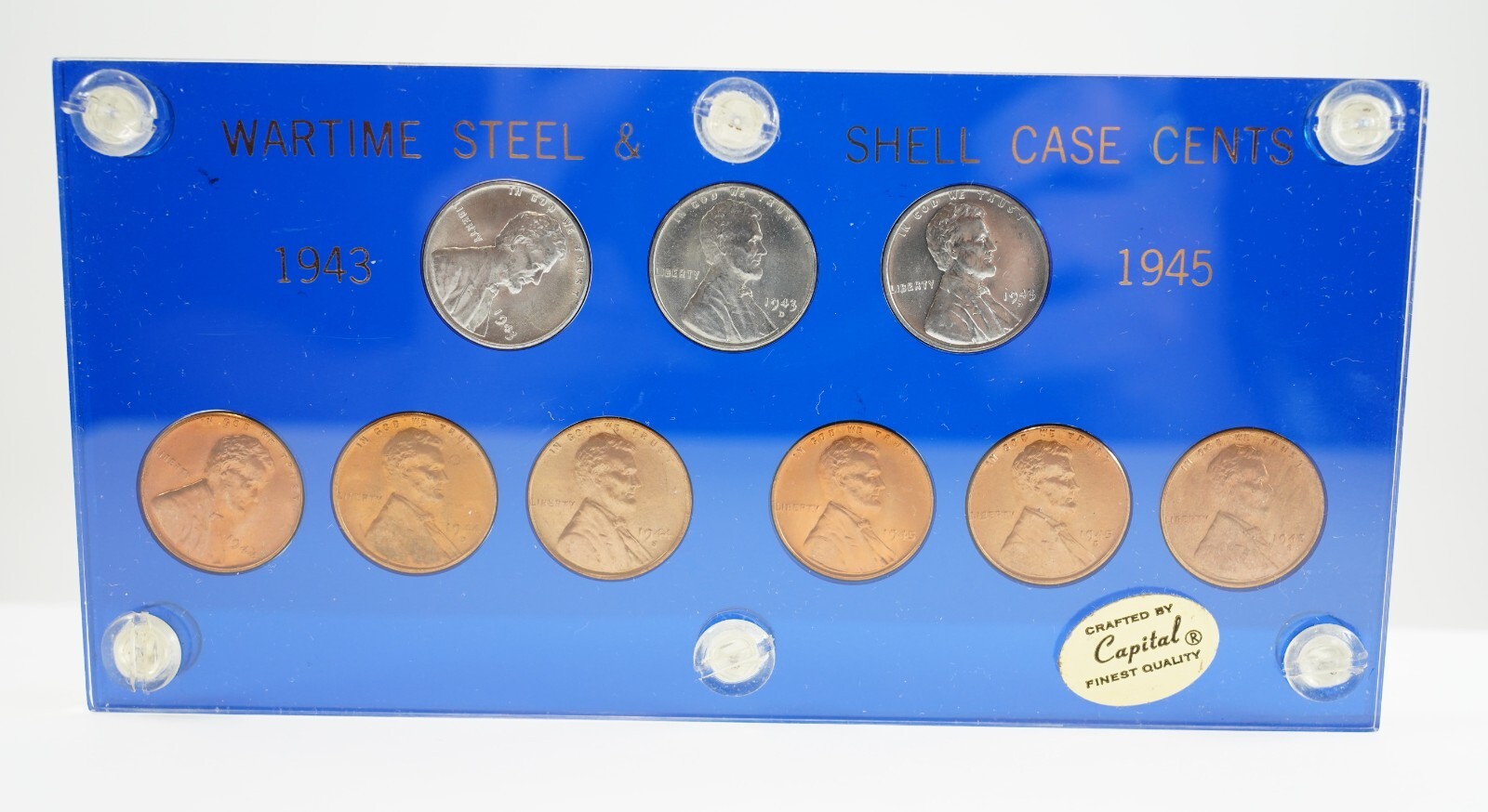 1943-1945 U.S. Wartime Steel & Shell Case Cents Mints Includes P, D & S ...