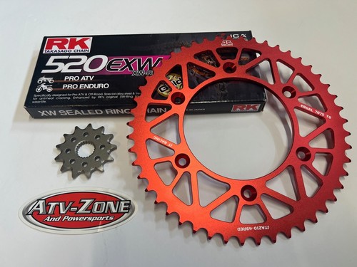 RK Gold Chain and JT Sprocket Kit Honda CRF 450R 2002-2003 Red | eBay