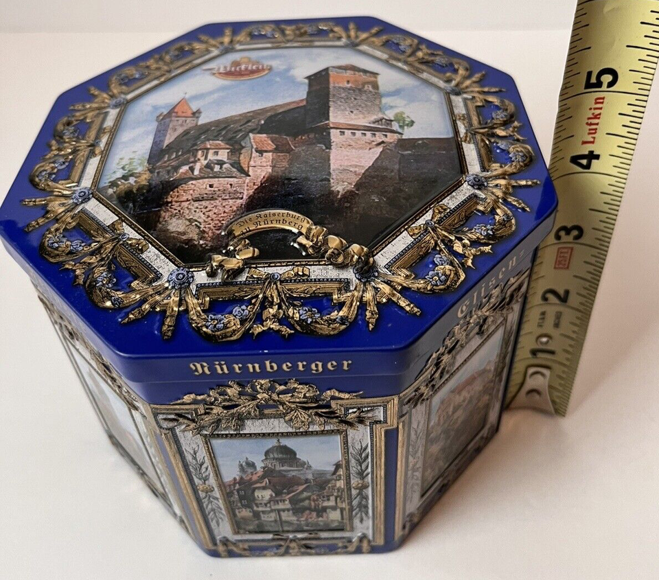Gottfried Wicklein Covered Tin Lebkuchen Nurnberger Octagon From ...