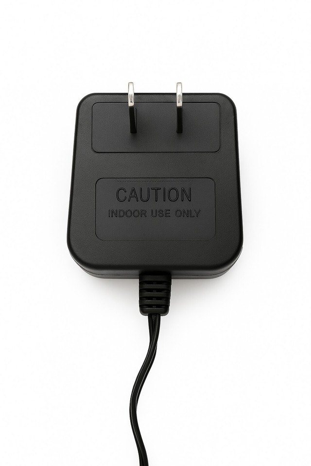 AC Adapter Input 120VAC 60Hz 12W Output 9VDC 500mA Class 2 transformer ...