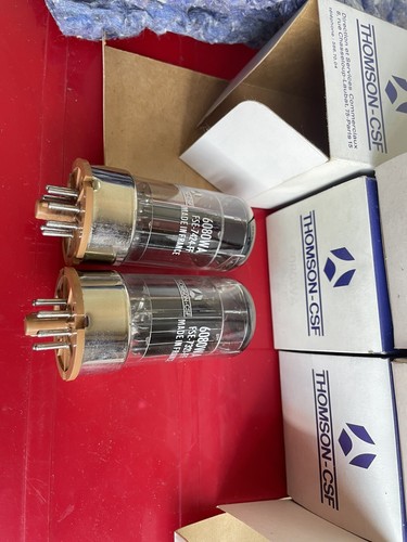 One Thomson CSF 6080WA ( 6as7 ) Black Plate Cooper Rods | eBay