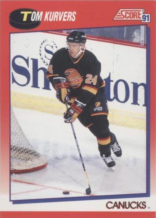 1991-92 Score Canadian - Tom Kurvers #174 Bilingual for sale online | eBay