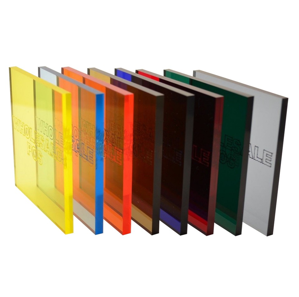 Acrylic Samples Perspex® Plastic Cut to Size Sheet / 100+ Colours 3mm ...